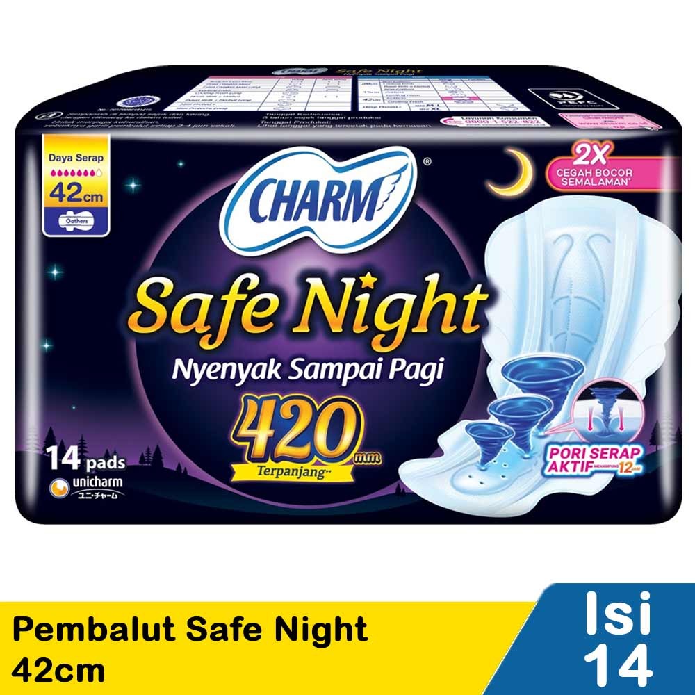 Jual CHARM PEMBALUT SAFE NIGHT 14'S WING 42cm | Shopee Indonesia