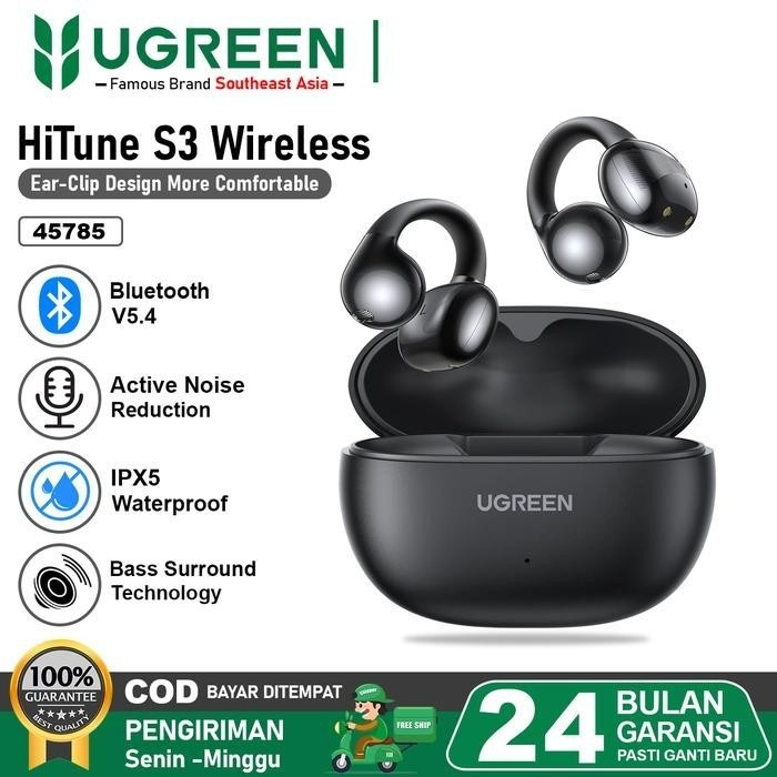 Jual UGREEN Premium HiTune S3 Open Ear Clip True Wireless Earbuds TWS ...