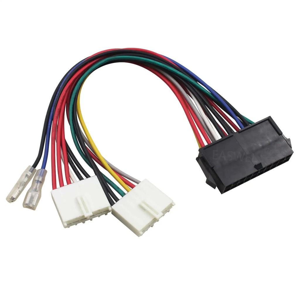 Jual 20P ATX To 2 Port 6Pin AT PSU Converter Power Cable For Computer ...