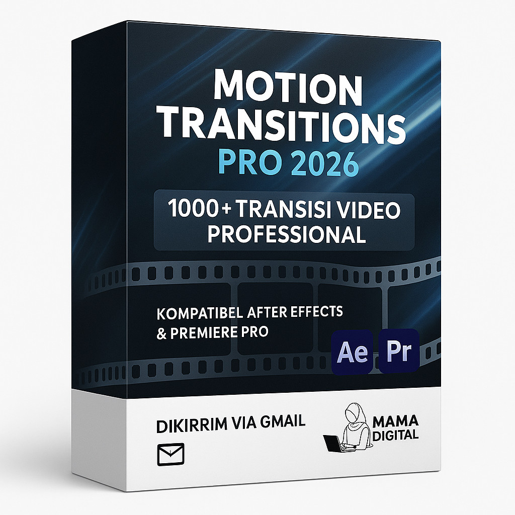 Jual Motion Transitions Pro 2026 – 1000+ Transisi Video Profesional ...