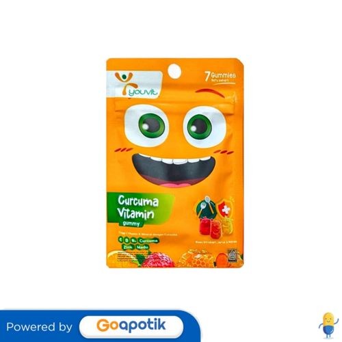 Jual Youvit Curcuma Vitamin Pack 7 Gummies | Shopee Indonesia