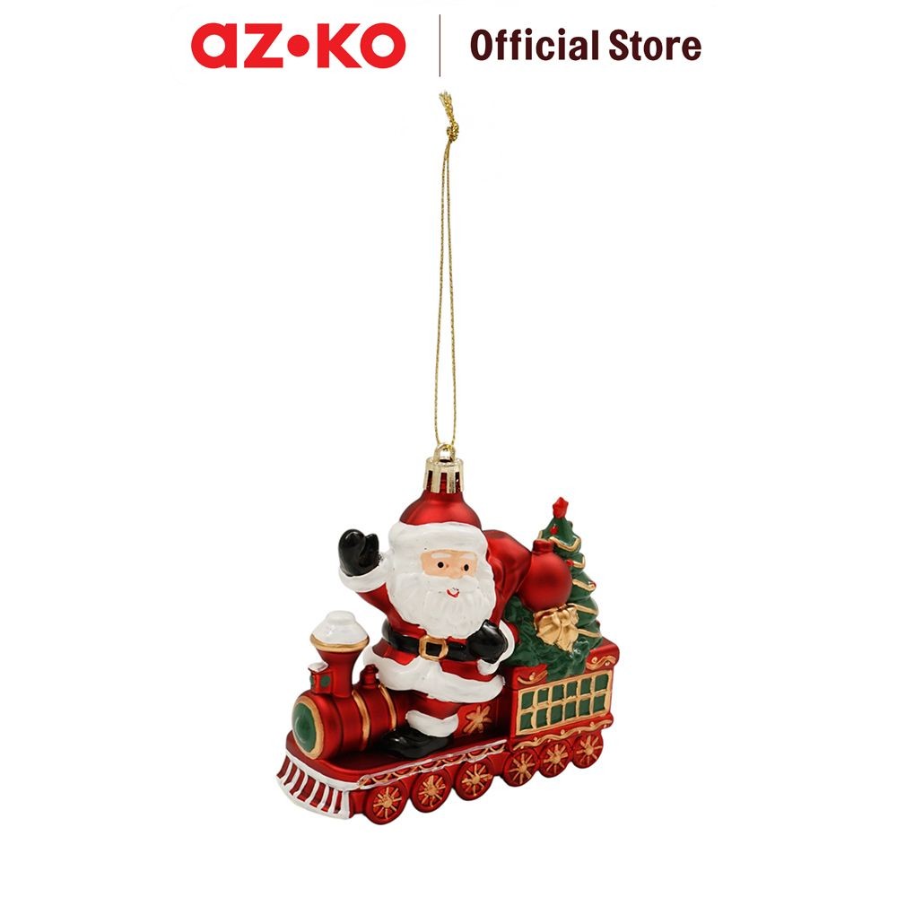 Jual AZKO Noelle Hiasan Gantungan Natal Christmas Santa Driving Train ...