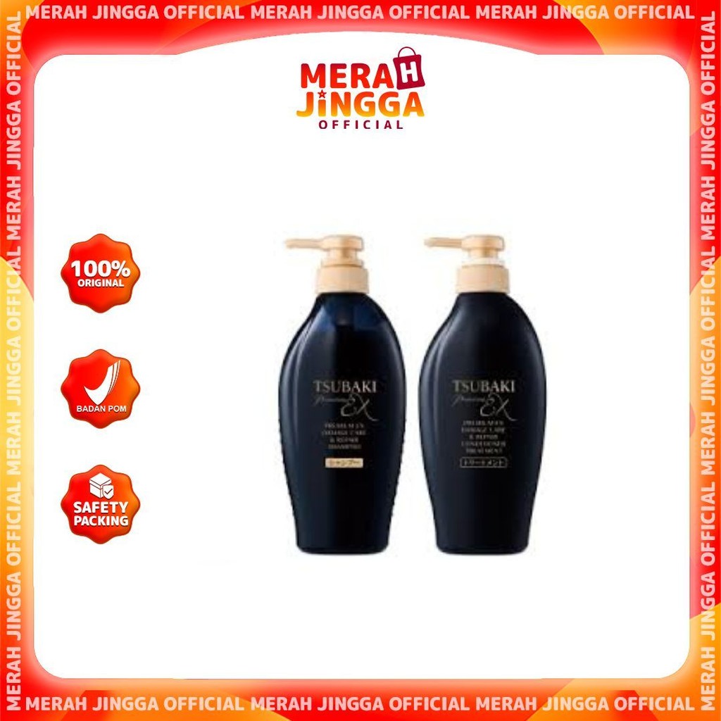 Jual Tsubaki Premium Ex Damage Care 400ml & Repair Sahampoo Get ...