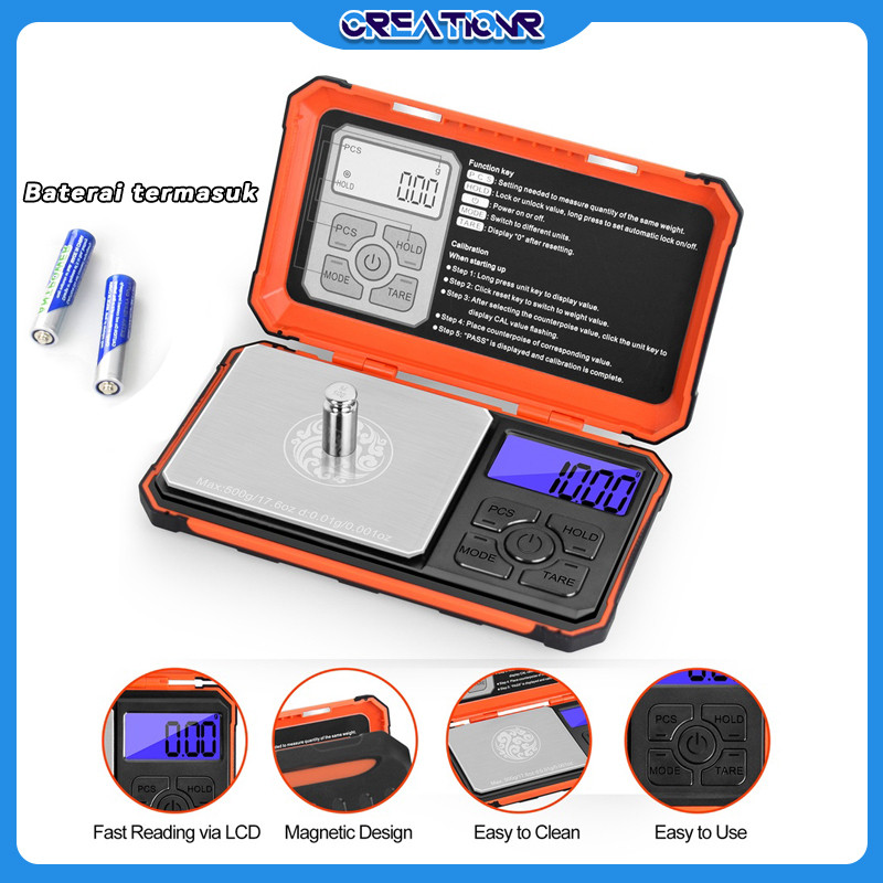 Jual Timbangan Digital Mini 300g 0.01g/Timbangan Perhiasan Digital ...