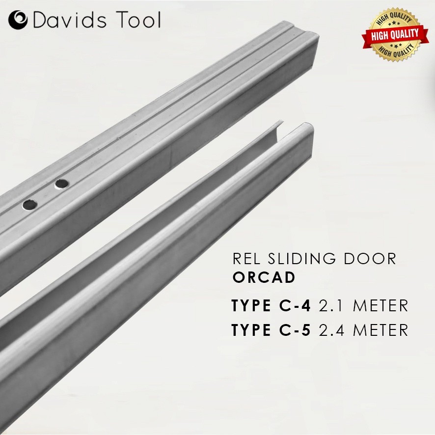 Jual Rel Pintu Geser Sliding Dorong Ril Sleding Glatino | Shopee Indonesia