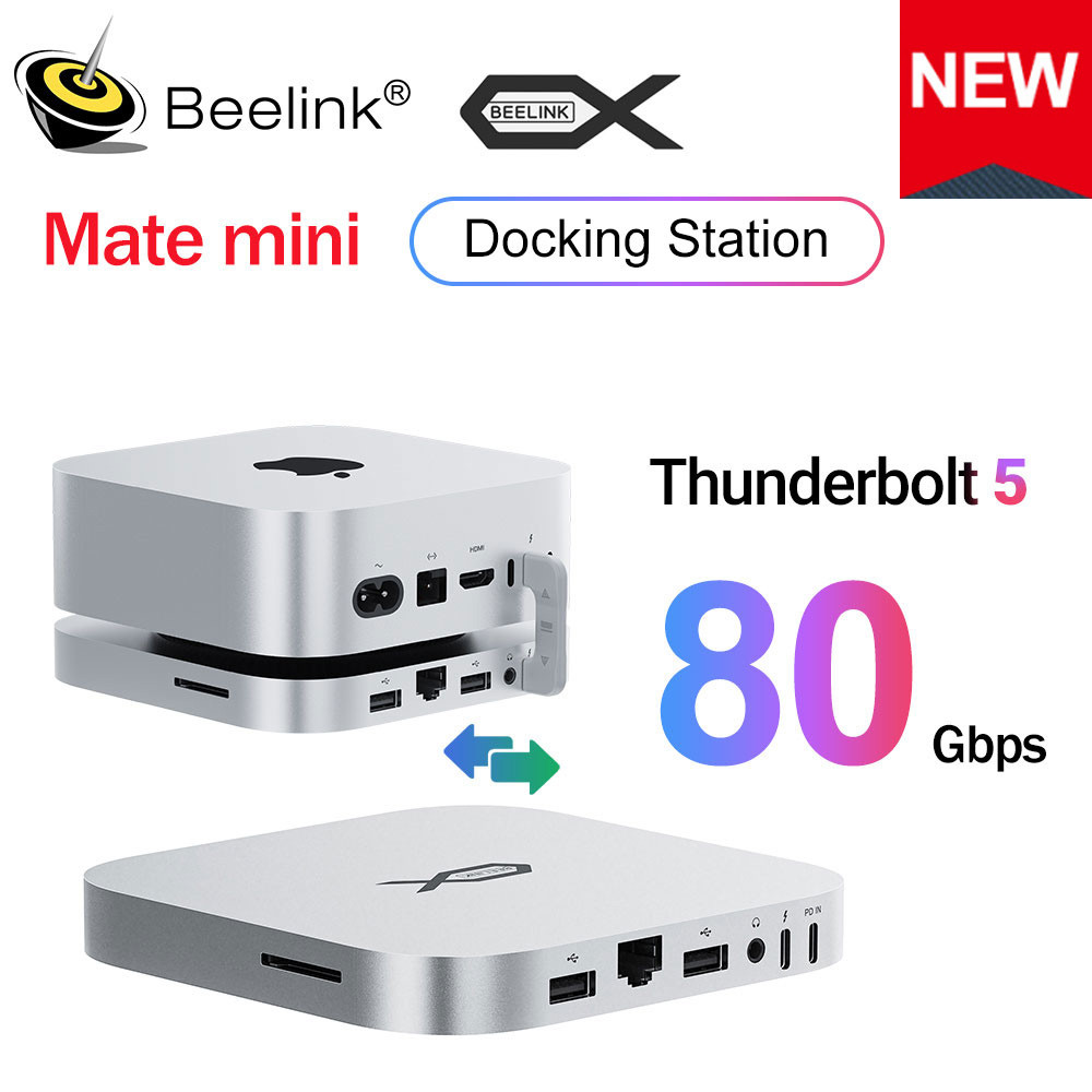 Jual 2025 Beelink Mate Mini Docking Station Thunderblot 5 High Speed ...