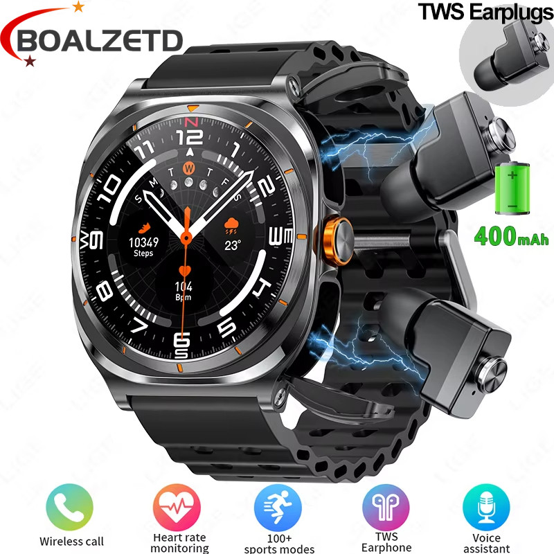 Jual New Upgraded For smasung official TWS 2 in 1 SmartWatch with ...