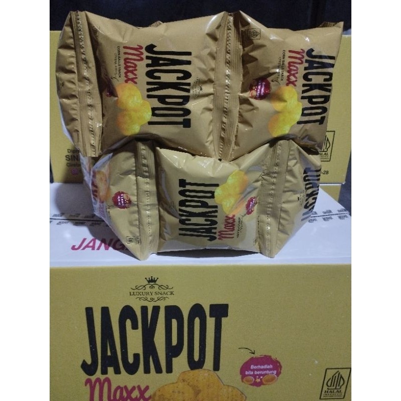 Jual Jackpot Maxx Snack Berhadiah Corn Balls Jagung | Shopee Indonesia