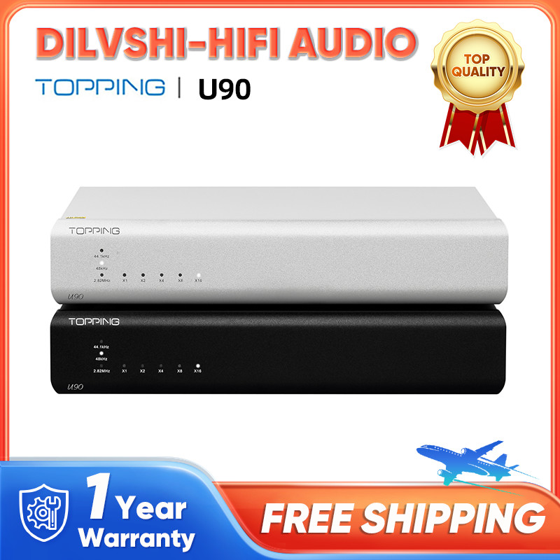 Jual TOPPING U90 USB Interface Hi-res USB Audio Bridge 768kHz 32Bit Native DSD512 Ultra-low ...
