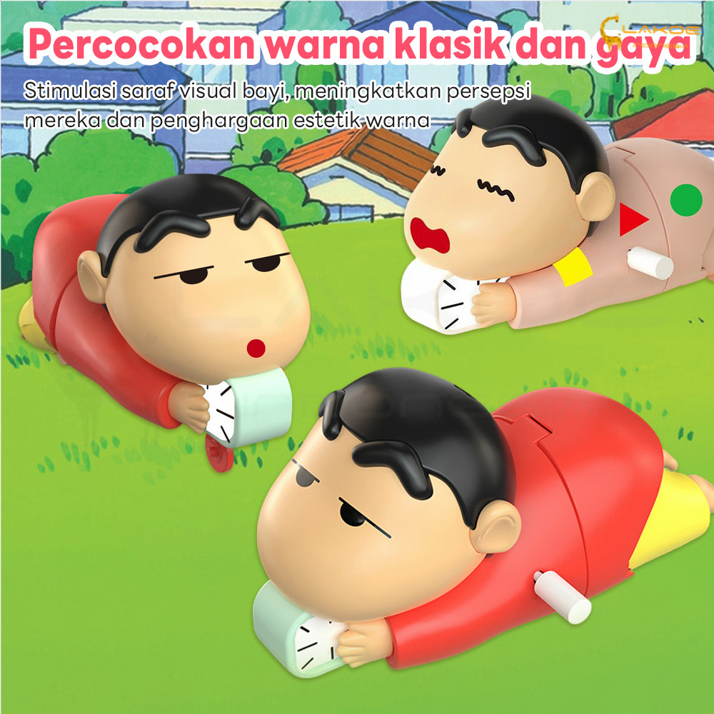 Jual Lakoe Crayon Shinchan Dynamic shin chan gerak pantat Mainan 1-3 ...