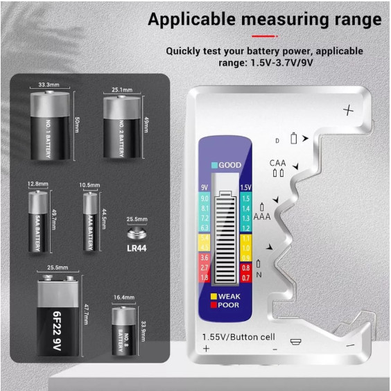 Jual Universal Battery Tester, Display Card Type Digital Battery ...