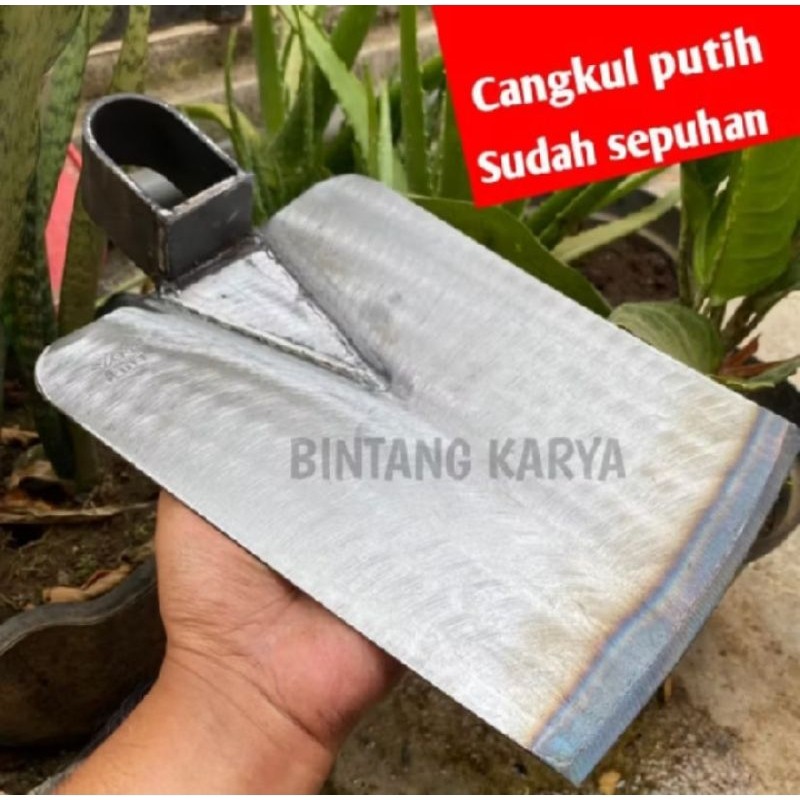 Jual Cangkul Baja Putih Lebar 24cm×18cm/Cangkul Pacul Sepur Untuk Sawah ...