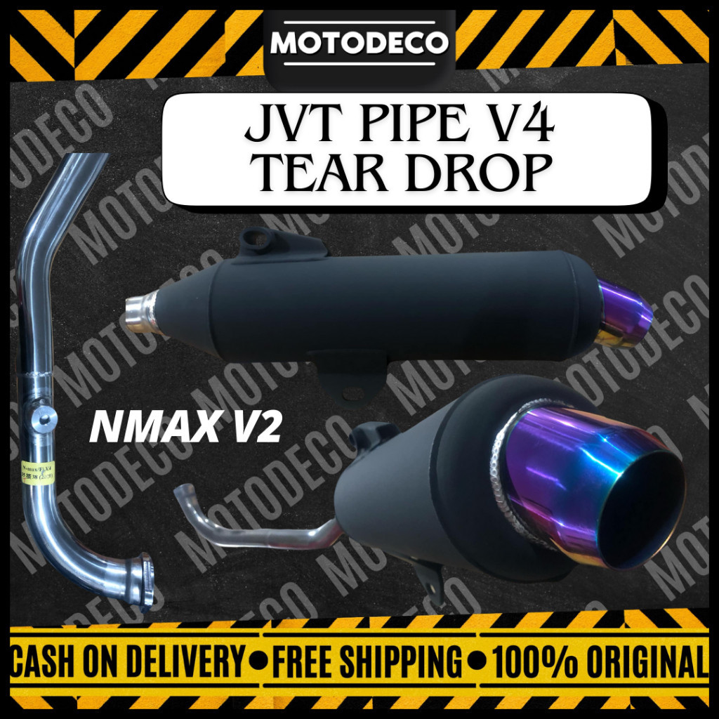Jual A1 JVT PIPE V4 FOR NMAX V2 / Aerox v2 35-38mm | Shopee Indonesia