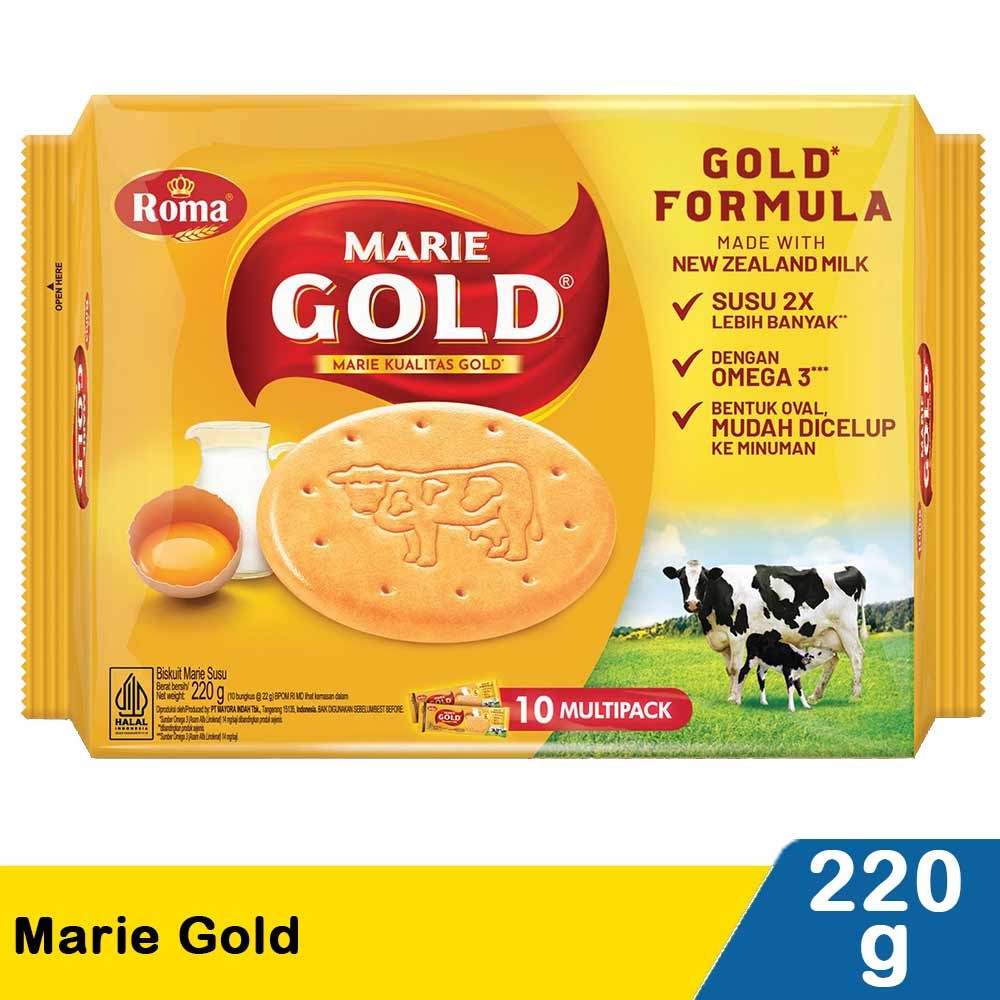 Jual ROMA MARIE GOLD 220g | Shopee Indonesia