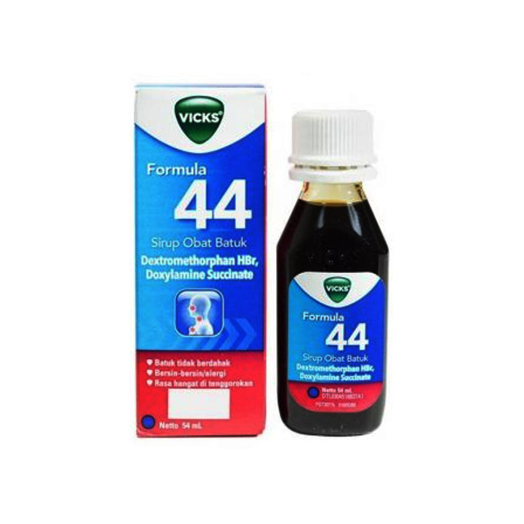 Jual VICKS OBAT BATUK FORMULA 44 DEWASA 54mL | Shopee Indonesia