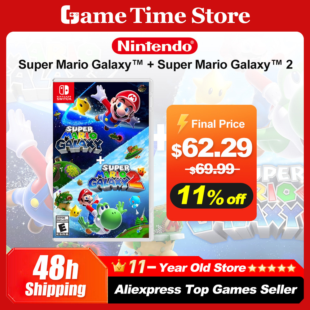Jual Super Mario Galaxy+ Super Mario Galaxy2 Nintendo Switch Game Deals ...