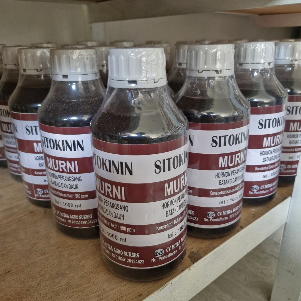 Jual Sitokinin Murni 1 Liter Pupuk Cair Hormon Tanaman Untuk Daun ...