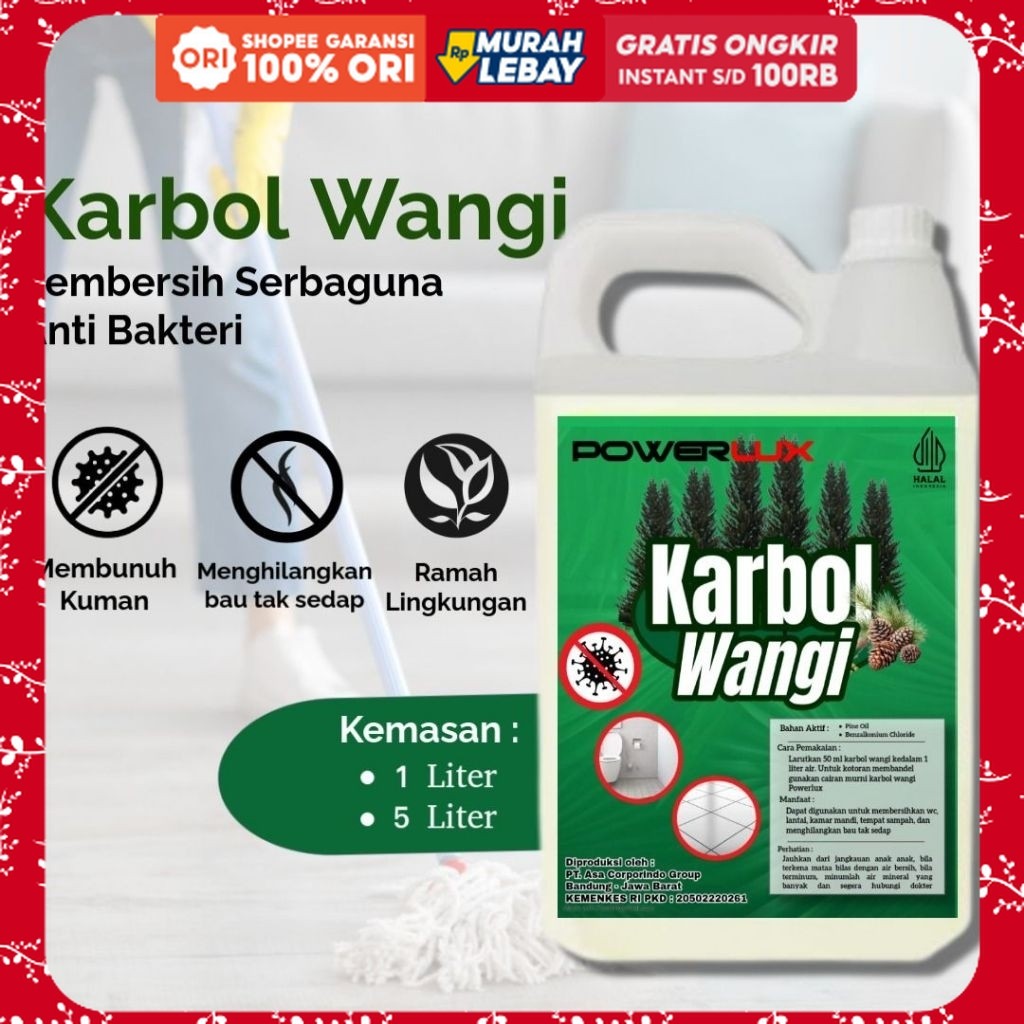 Jual Karbol Pinus POWERLUX 5Liter | Shopee Indonesia