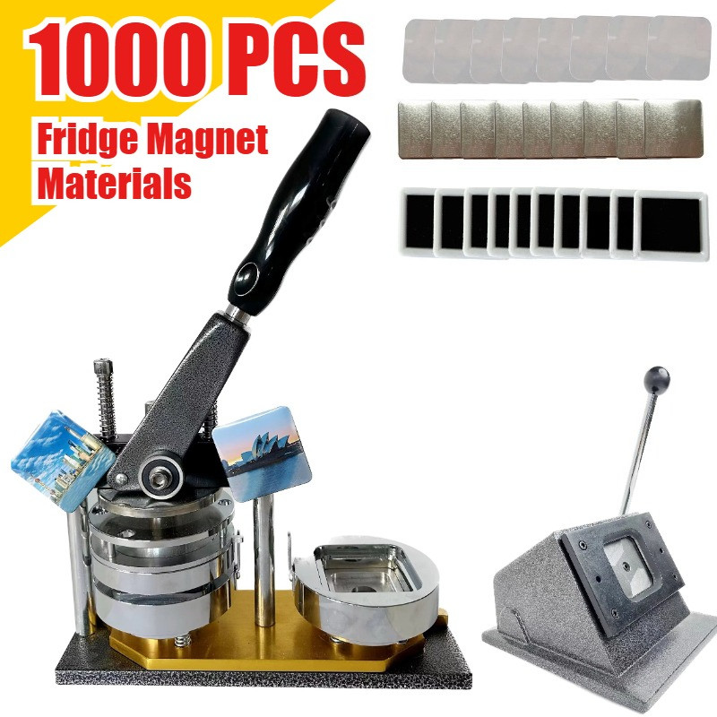 Jual Photo & Fridge Magnet Machine Kit DIY 50*50mm Square Including ...