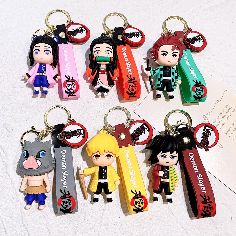 Jual Gantungan Kunci Kimetsu Slayer No Yaiba Demon Slayer Key Chain ...