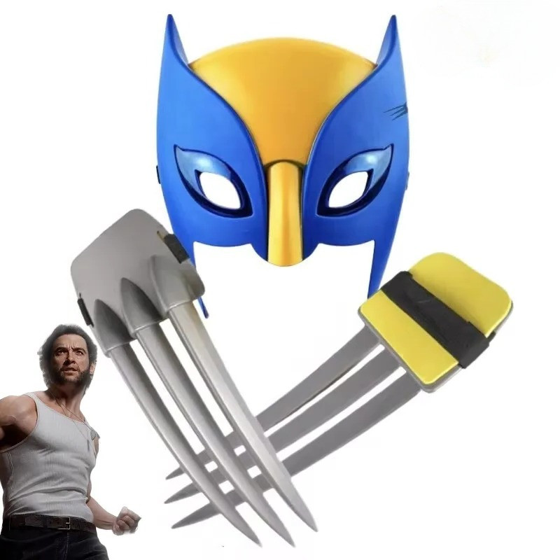 Jual Superhero X-Men Wolverine Cosplay Mask Accessory Sets Anime ...