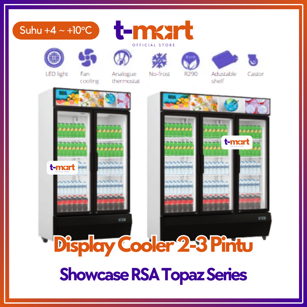 Jual RSA Showcase Display Cooler TOPAZ IC 600 / 750 / 1100 - Kulkas ...