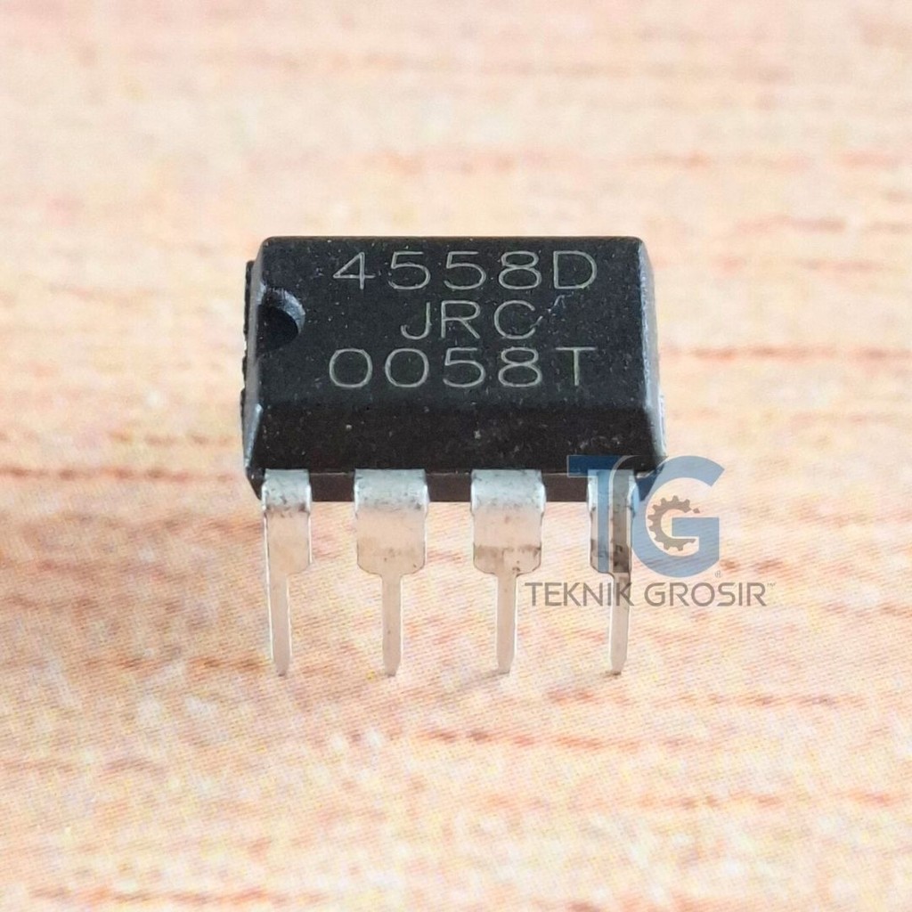 Jual JRC4558 4558 IC Original - Dual Low Noise Op-Amp untuk Projek ...