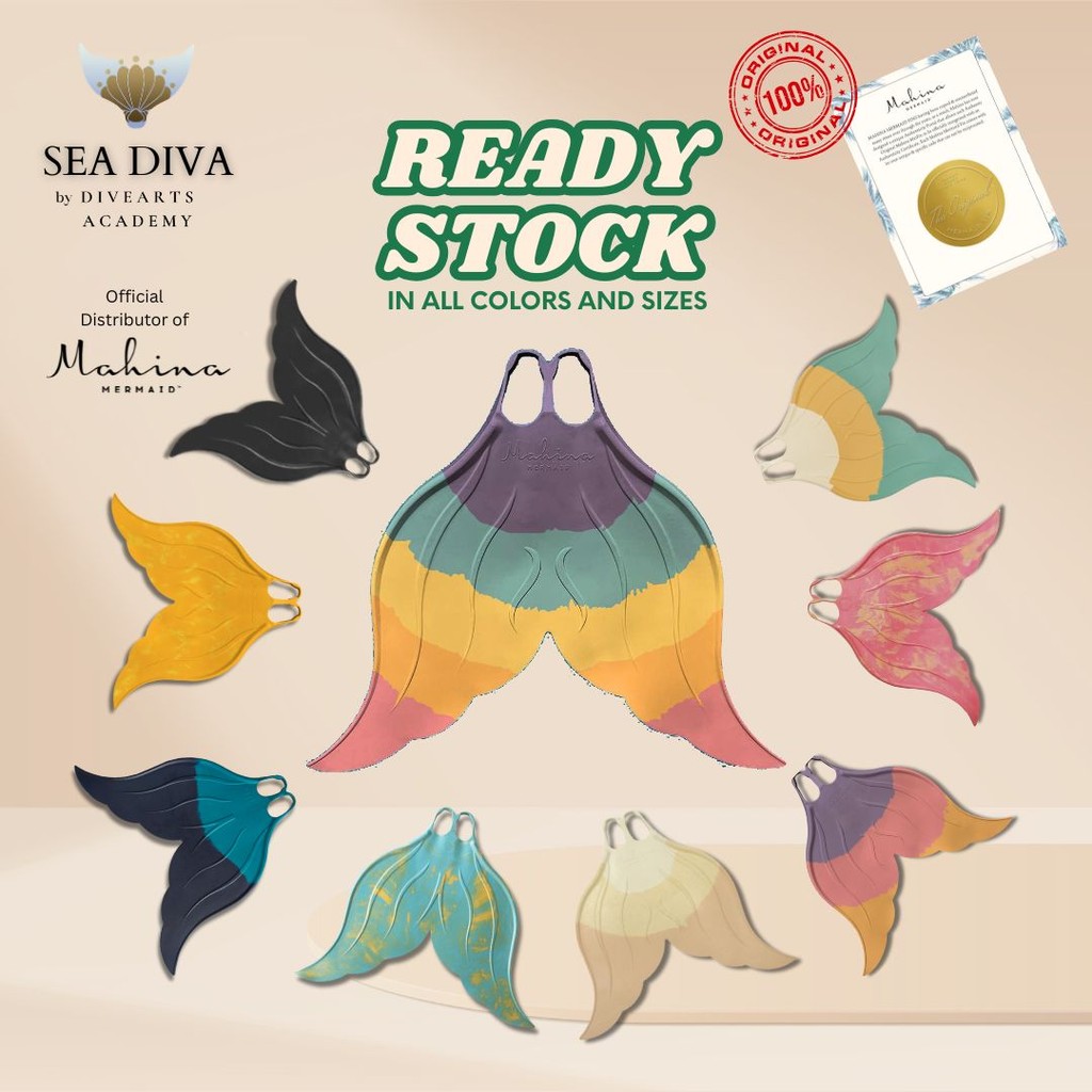 Jual Mahina Mermaid Fin / Ekor Mermaid / Fin Mermaid / Fin Duyung ...
