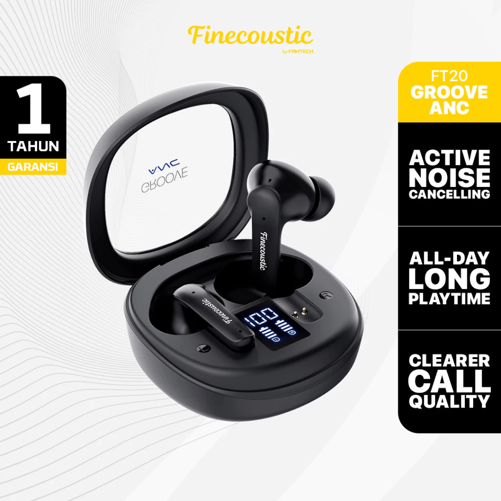 Jual Fantech Groove ANC FT20 In Ear Earbuds TWS True Wireless Stereo ...