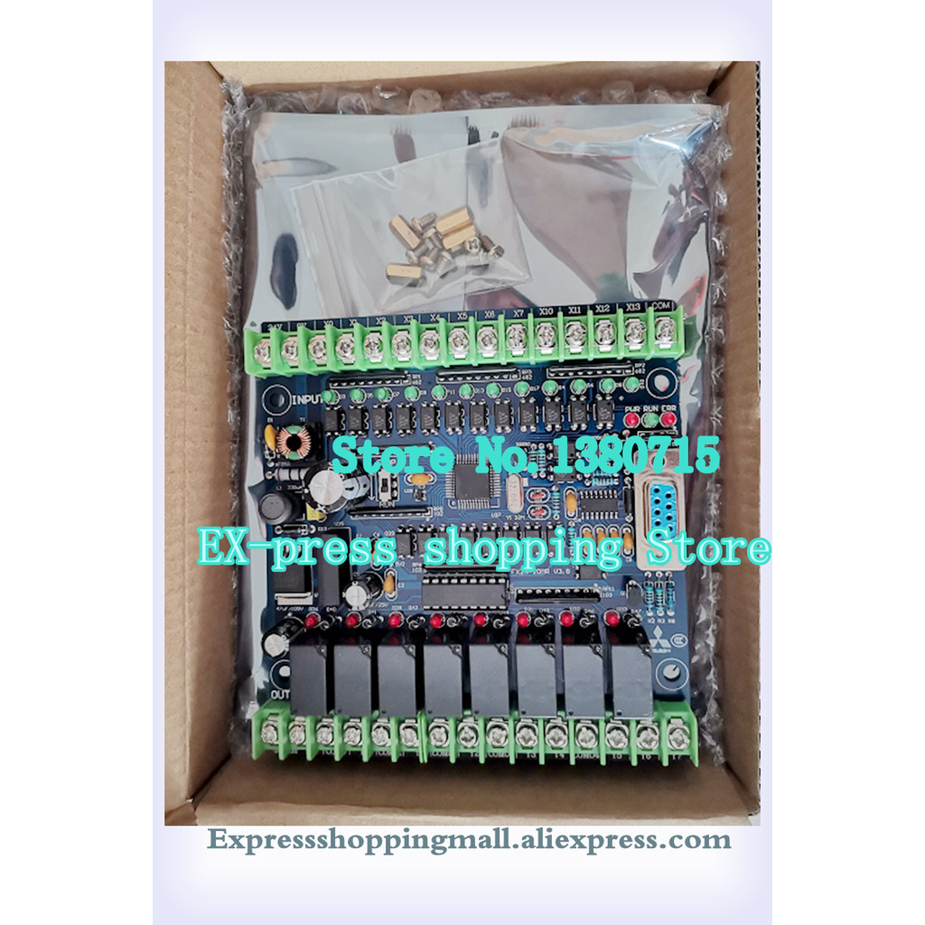 Jual FX1N-20MR FX2N-20MR PLC Industrial Control FX2N 20MR FX2N 20MT 2AD ...