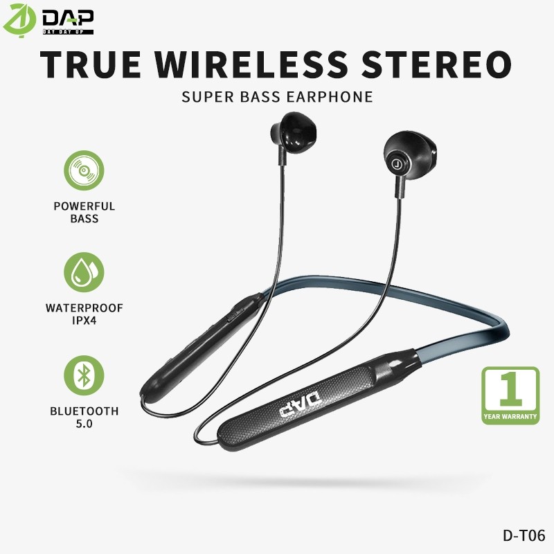 Jual DAP Sport Bluetooth Earphone Wireless Earphone Neckband Stereo ...