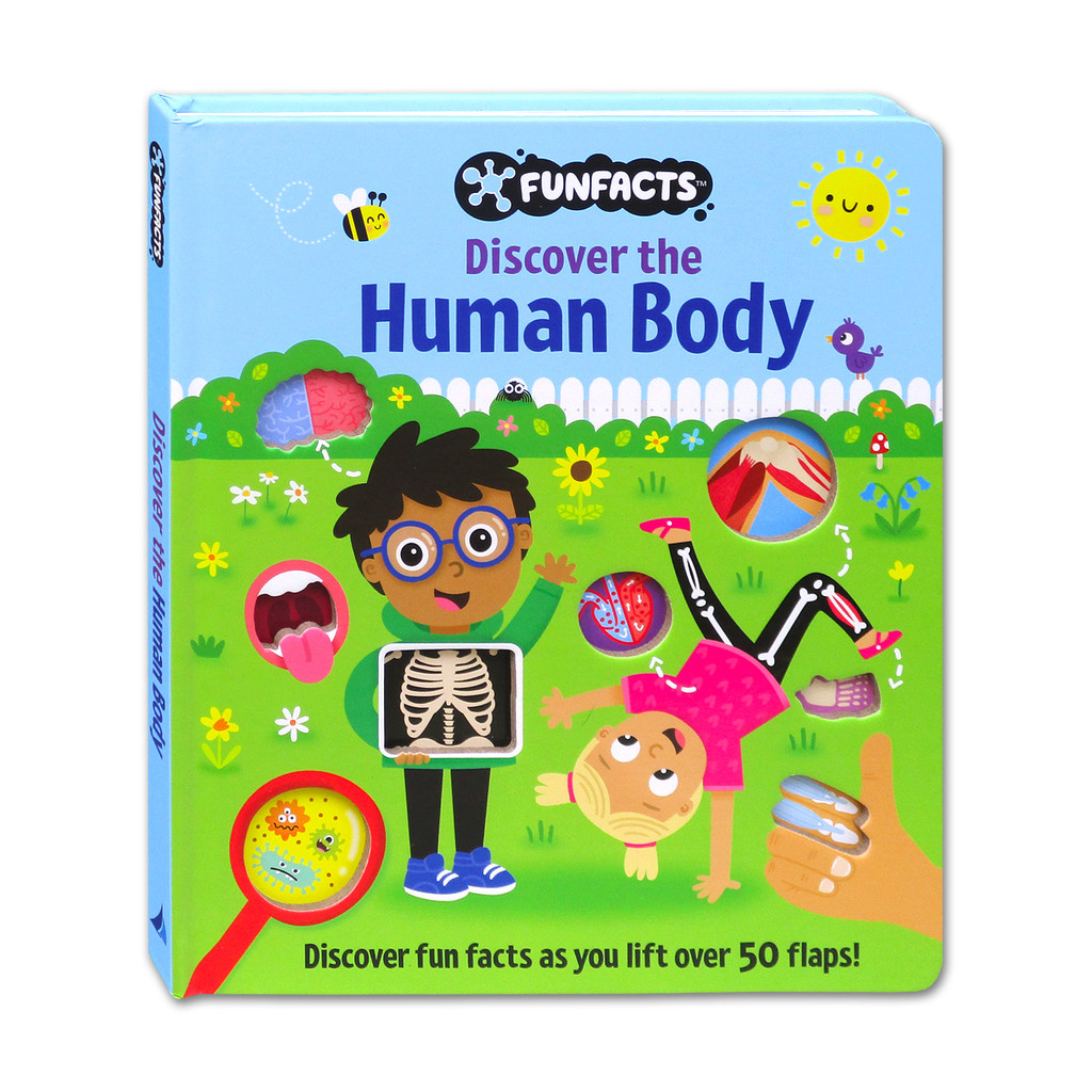 Jual FunFacts Discover the Human Body! Board Book with over 50 Flaps to ...