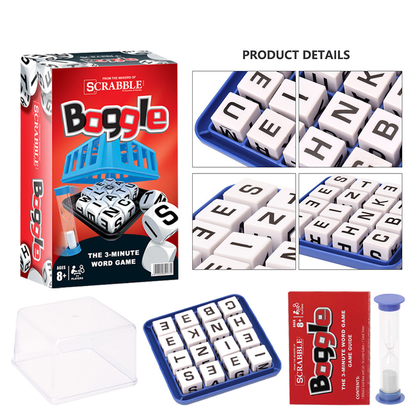 Jual Permainan Boggle JR Game Bahasa Inggris – Permainan Kata Berantai ...