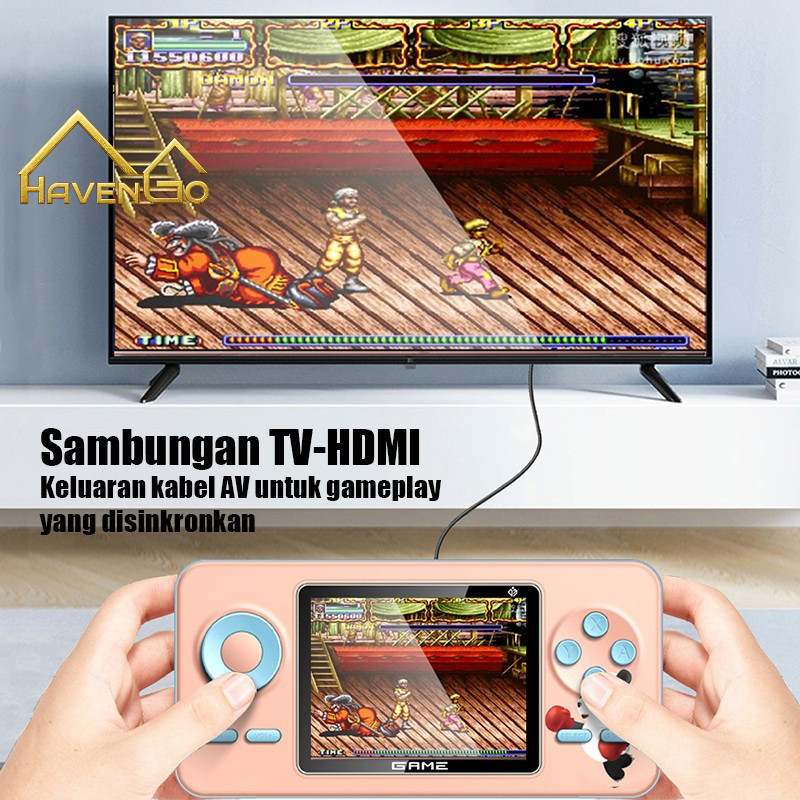 Jual Console Retro Permainan Portable Permainan Mini 2 Player 520 in1 ...