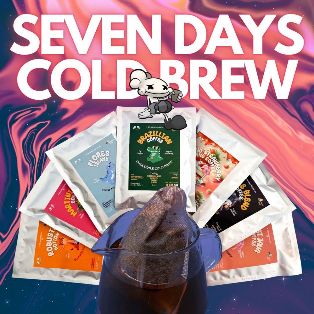 Jual Seven Days Cold Brew Instant Filter Coffee By Black Potion ...