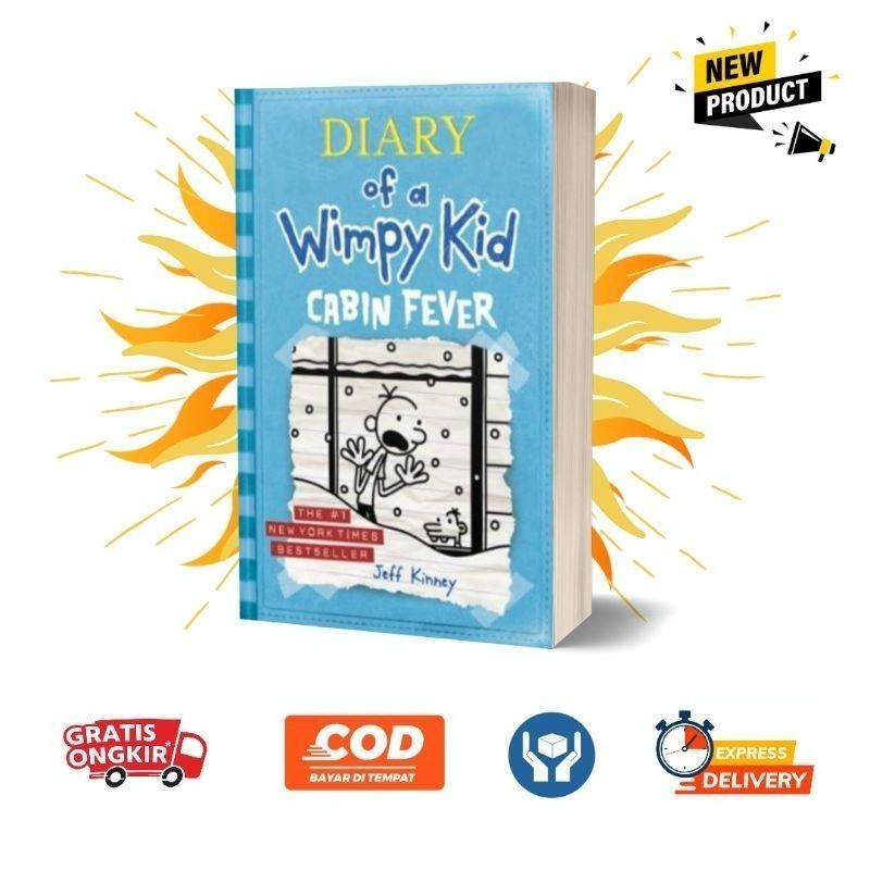 Jual DIARY OF A WIMPY KID 6 : CABIN FEVER ( ENGLISH ) | Shopee Indonesia