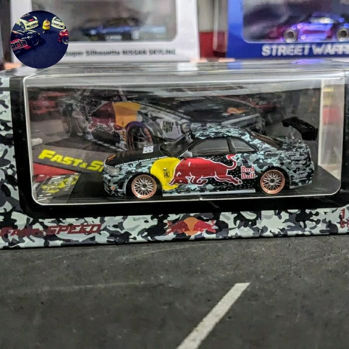 Jual Diecast Fast & Speed Nissa Skyline GTR R34 Red Bull Livery Segel ...