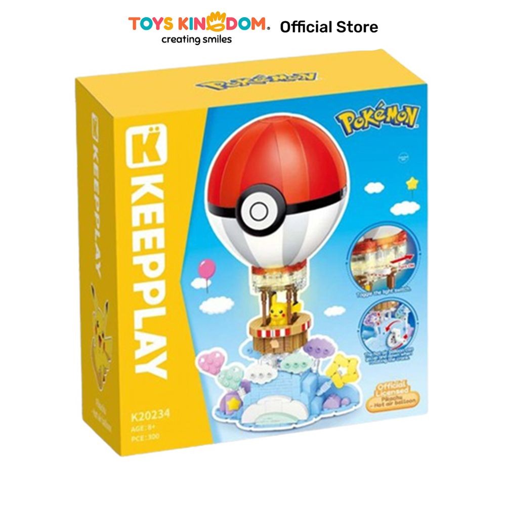Jual Toys Kingdom Keepplay Pikachu Hot Air Balloon Kids Toy Toys Block ...