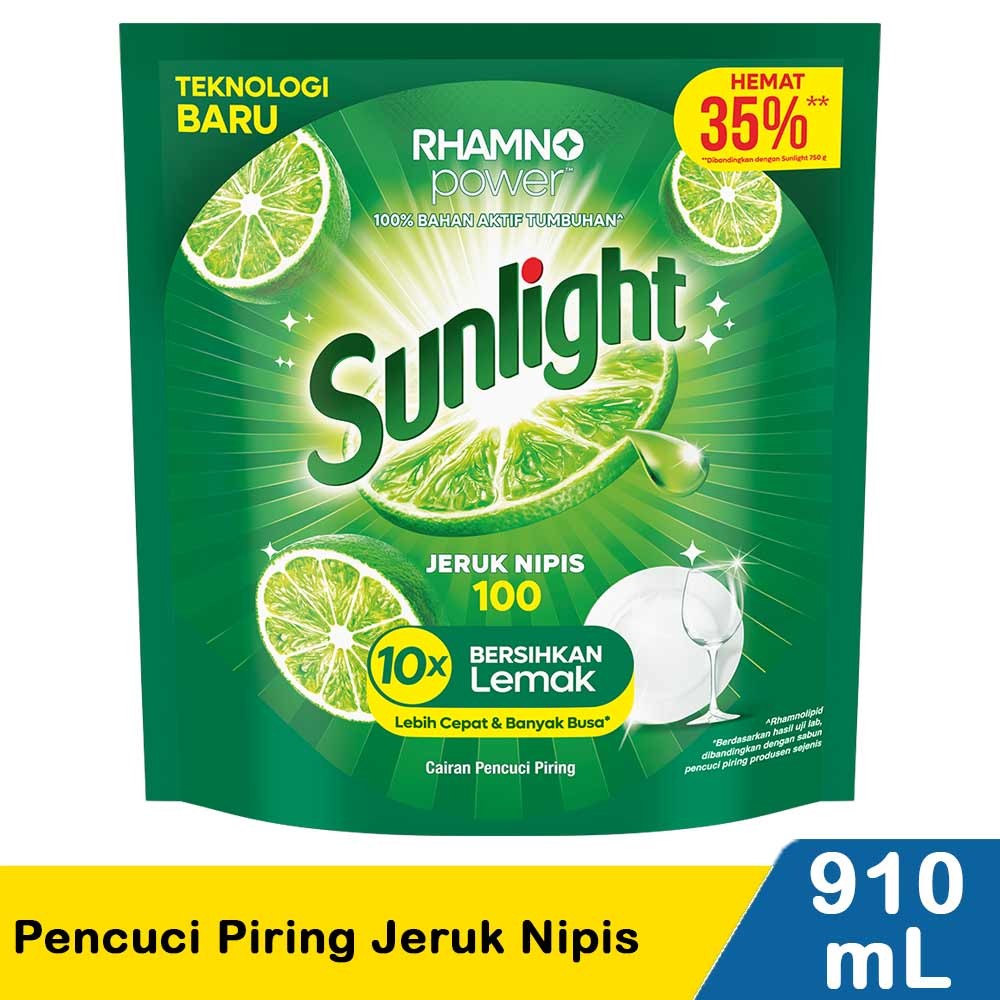 Jual SUNLIGHT PENCUCI PIRING (NEW) LIME 1L/910mL | Shopee Indonesia