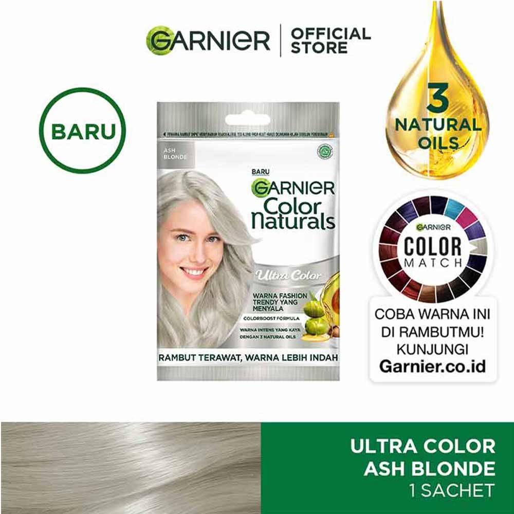Jual GARNIER ULTRA COLOR ASH BLONDE 30mL | Shopee Indonesia