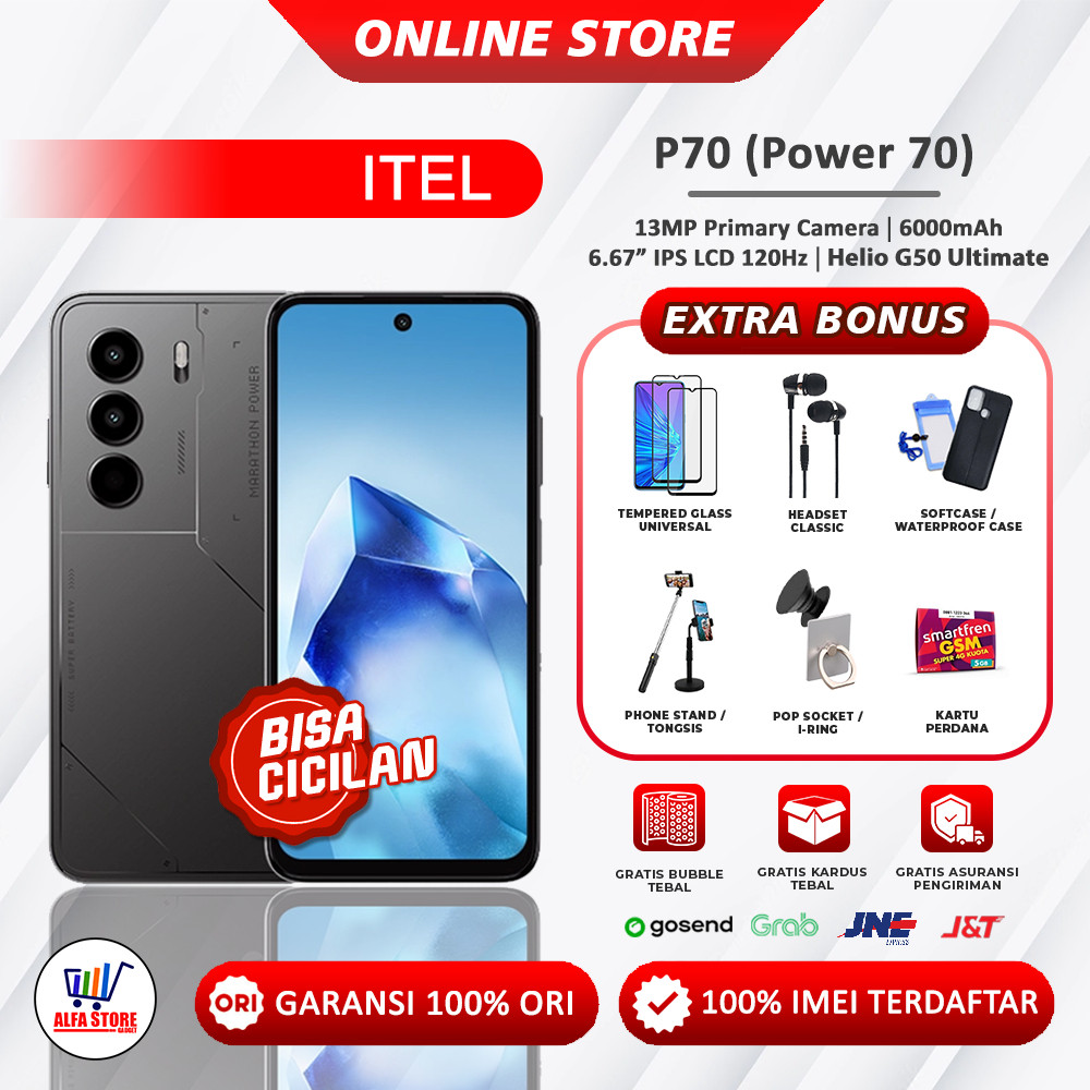 Jual Itel P70 RAM 8/128GB Power 70 RAM 8/128GB Garansi Resmi | Shopee ...