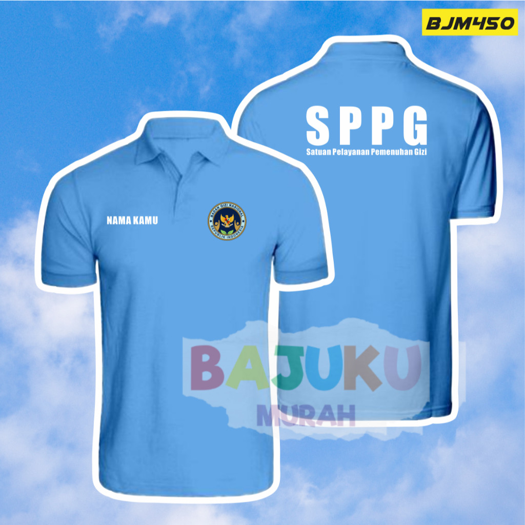 Jual BJ450 BAJU KERAH BGN Badan Gizi Nasional - SPPG BGN Badan Gizi ...