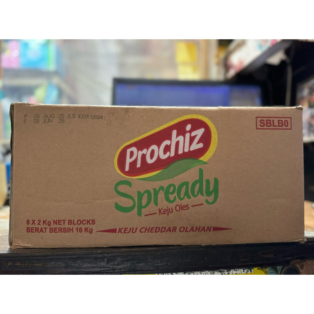 Jual Keju Oles Spready Cheddar 2 kg @ 8 box / 1 dus | Shopee Indonesia