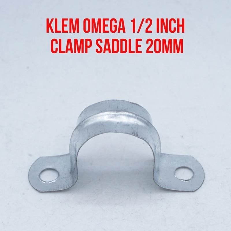 Jual EROM 1/2 inch 1/2” Klem Omega Klem Pipa Pralon Paralon Pengait ...