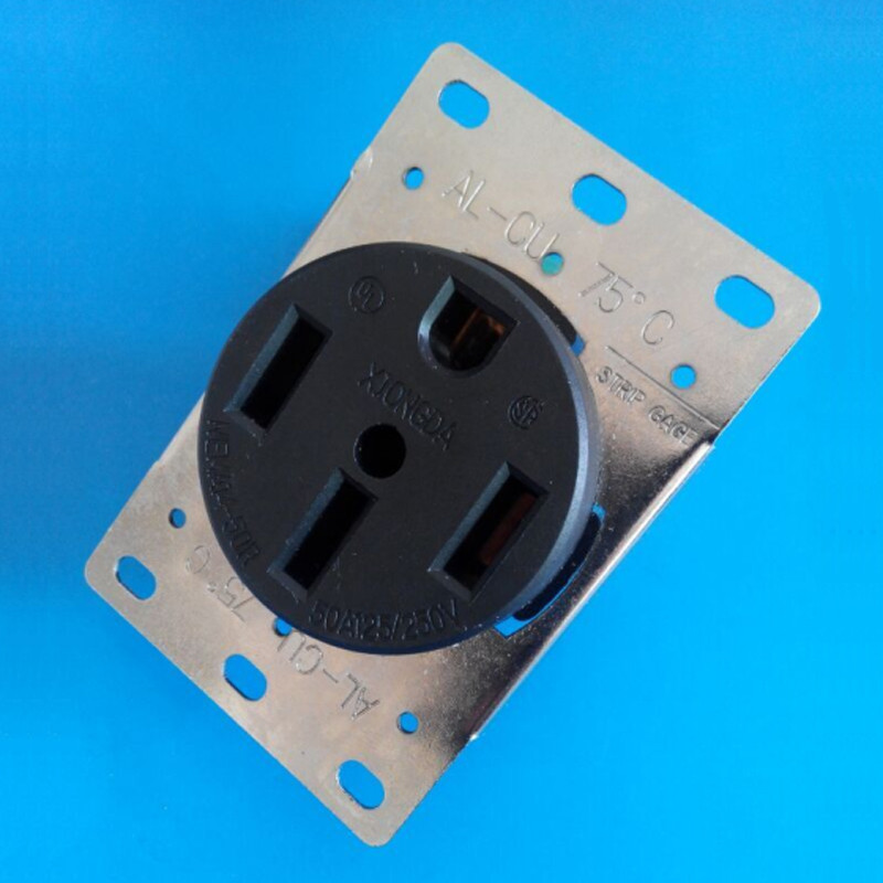 Jual American standard Industrial Socket 4 Pole 4 Hole NEMA L14-50R ...