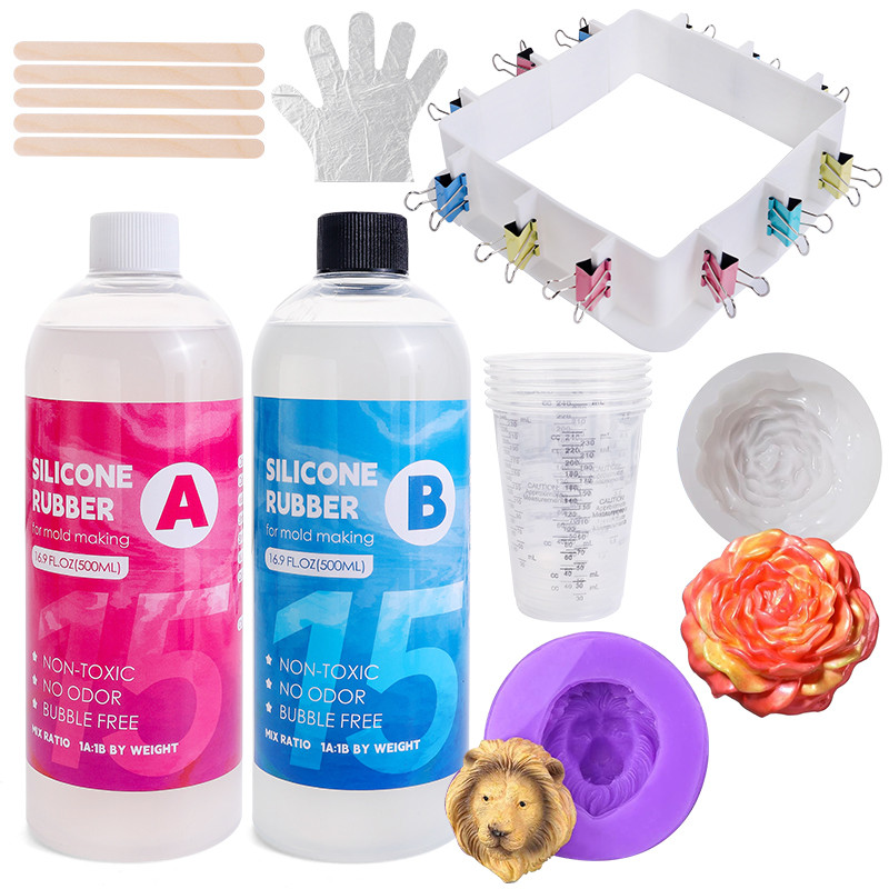 Jual Silicone Mold Making Trial Kit Fast Cure Mold Making Silicone ...