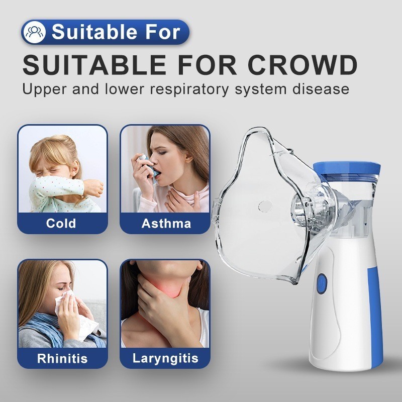 Jual Alat Nebu Portabel Handheld Inhaler Asma Inhalasi terapi nafas ...