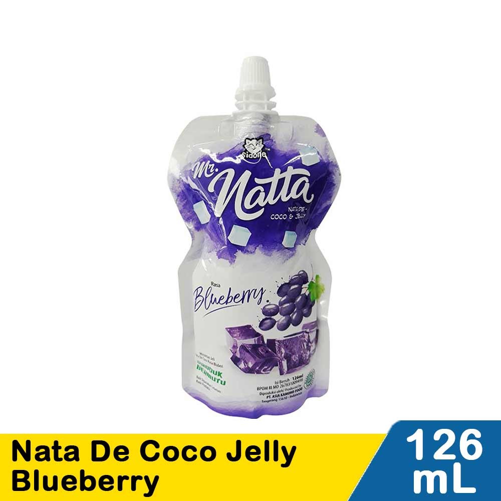 Jual MR.NATTA MINUMAN NATA DE COCO & JELLY BLUEBERRY 126mL | Shopee ...