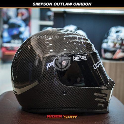 Jual Helm Simpson Outlaw Bandit Carbon Fiber Fullface Helmet | Shopee ...