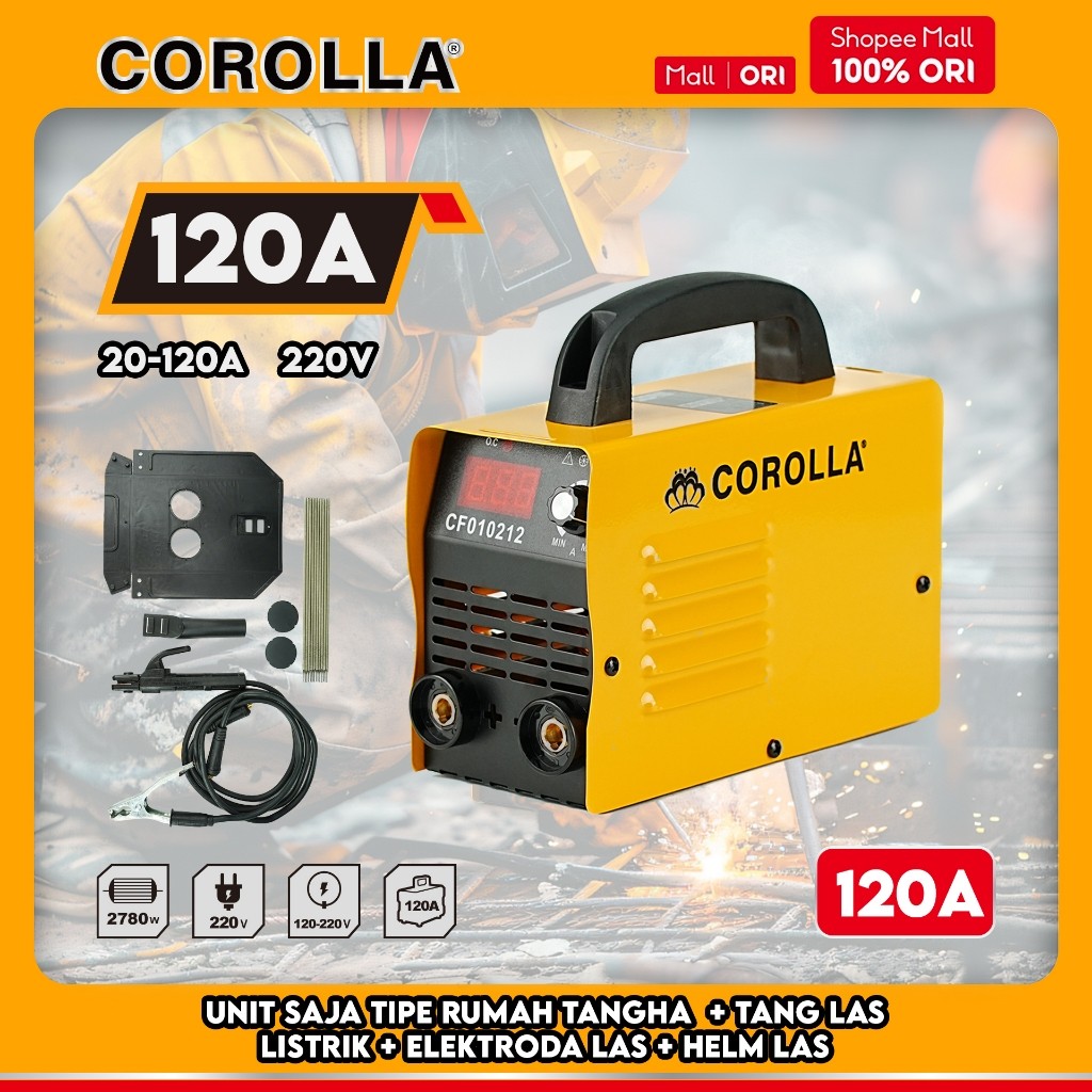 Jual Corolla Mesin Las Inverter Mesin Las Listrik 450 Watt MMA 120A ...